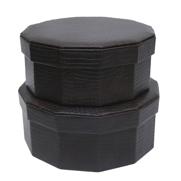 Leather Round Box – Gaba Official Rug Store Online In Pakistan | Gaba ...